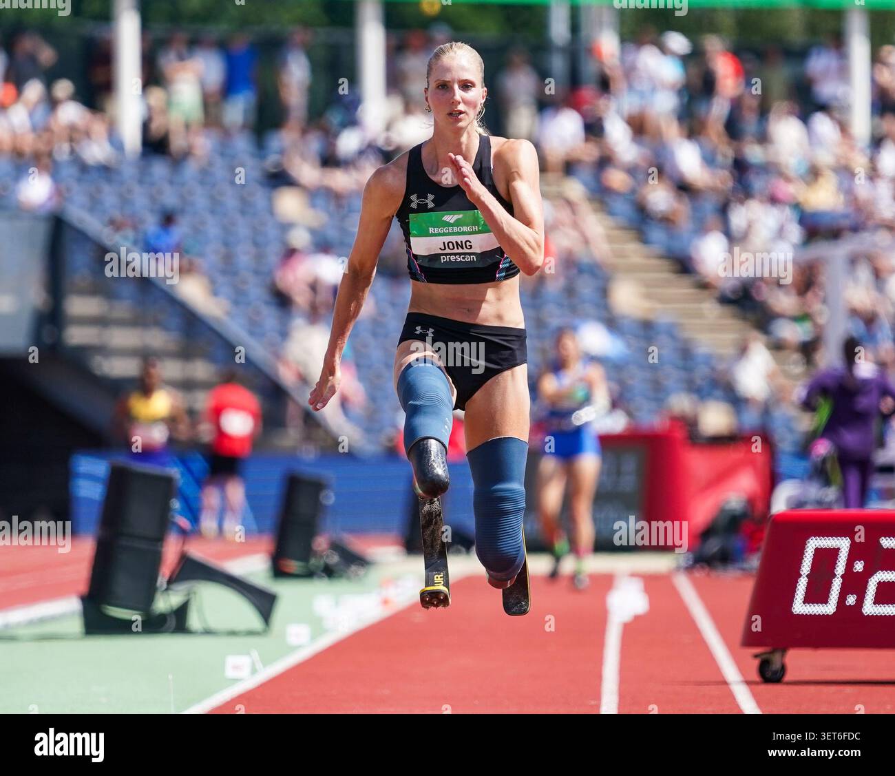 HENGELO, NETHERLANDS - JUNE 21: Fleur Jong of The Netherlands during ...