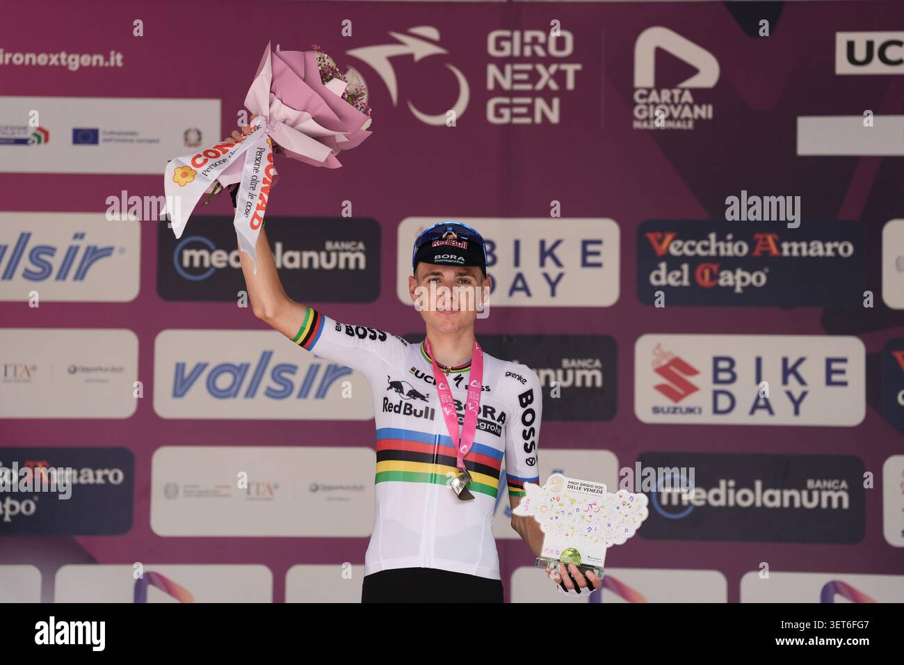Lorenzo Mark Finn of Red Bull - Bora - Hansgrohe Rookies stage winner ...