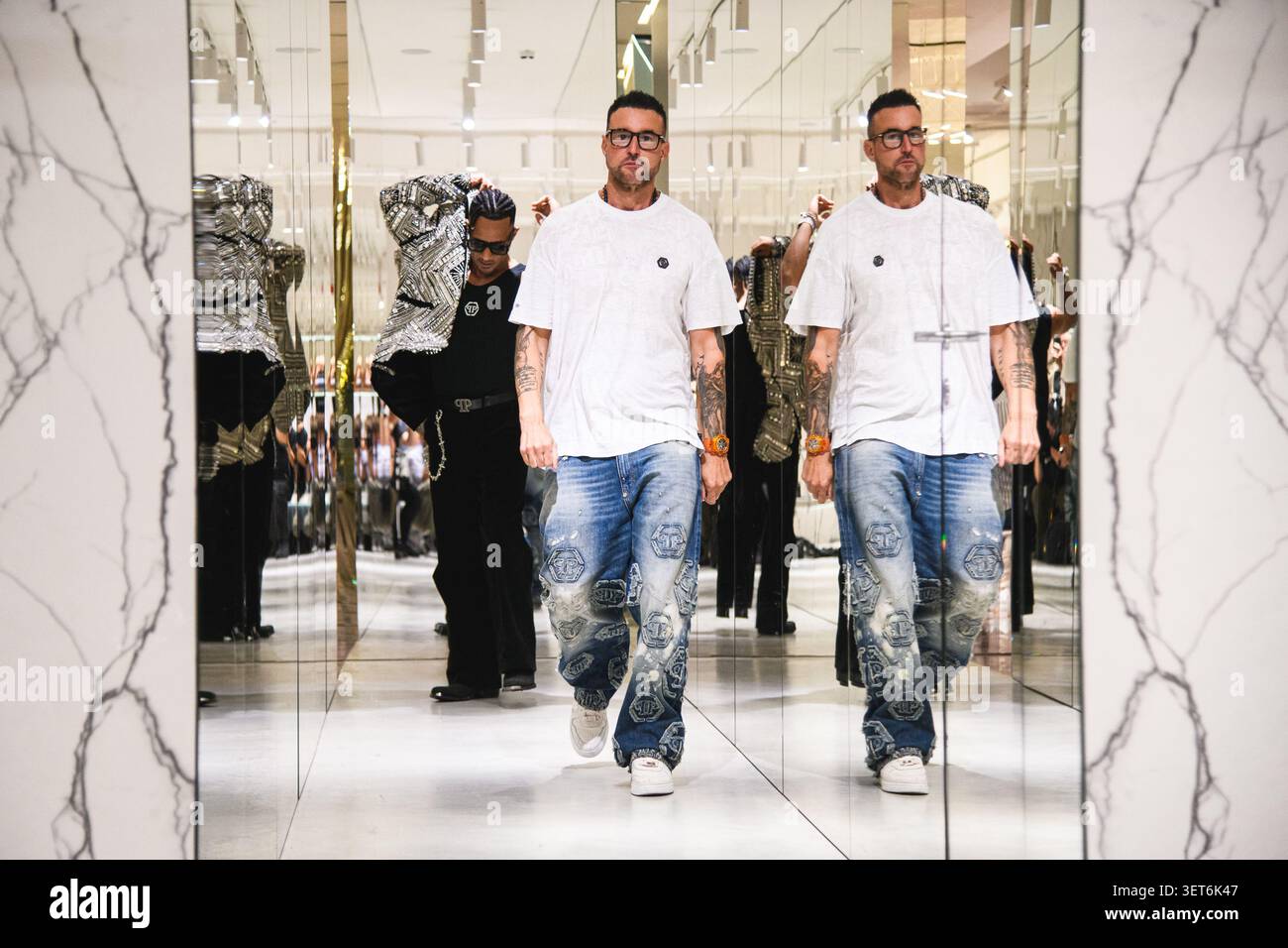 Mohamed Ramadan , Philipp Plein Milan Fashion Week - Men S/S 2027 ...