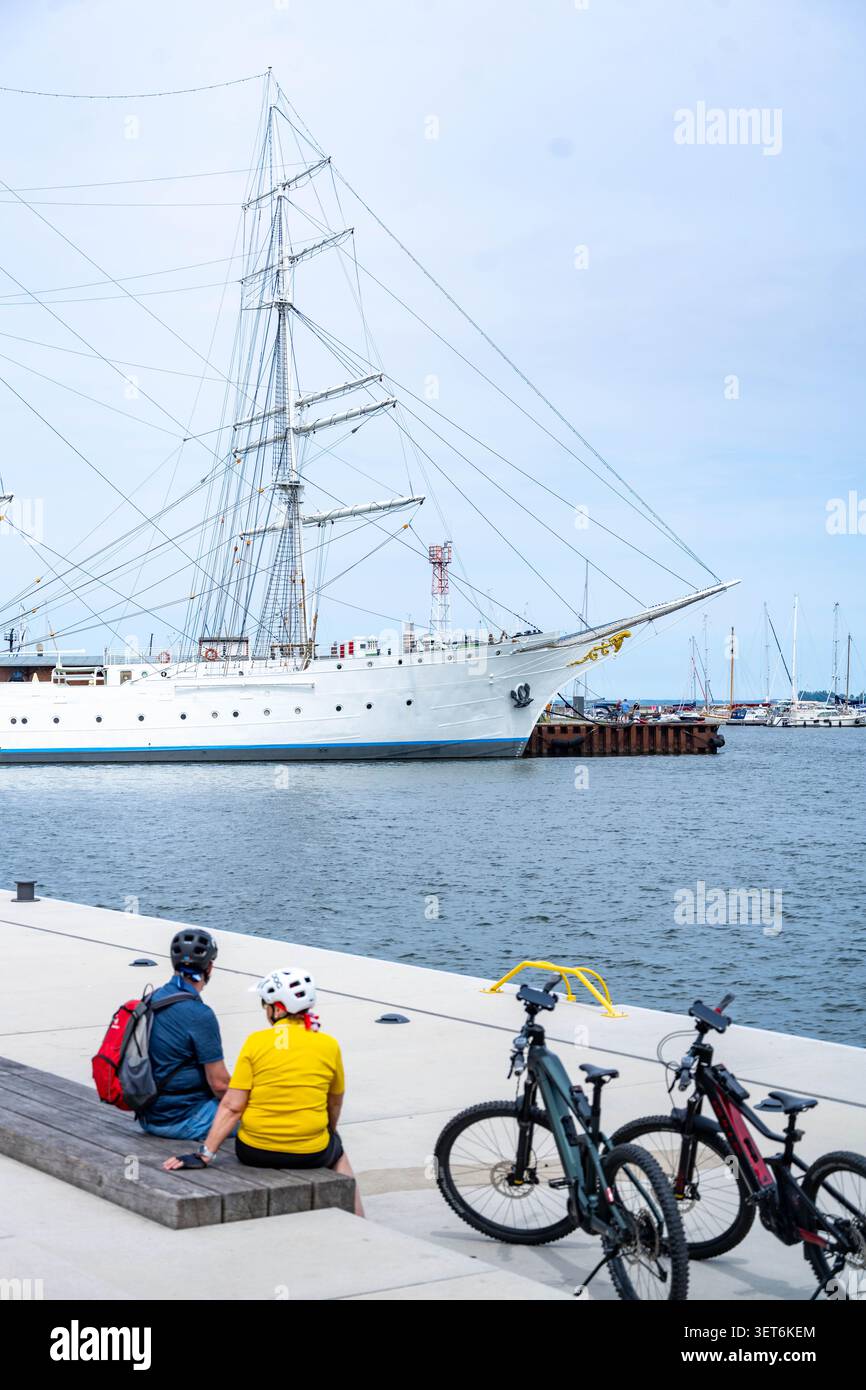 21 June 2026, Mecklenburg-Western Pomerania, Stralsund: The sailing ...