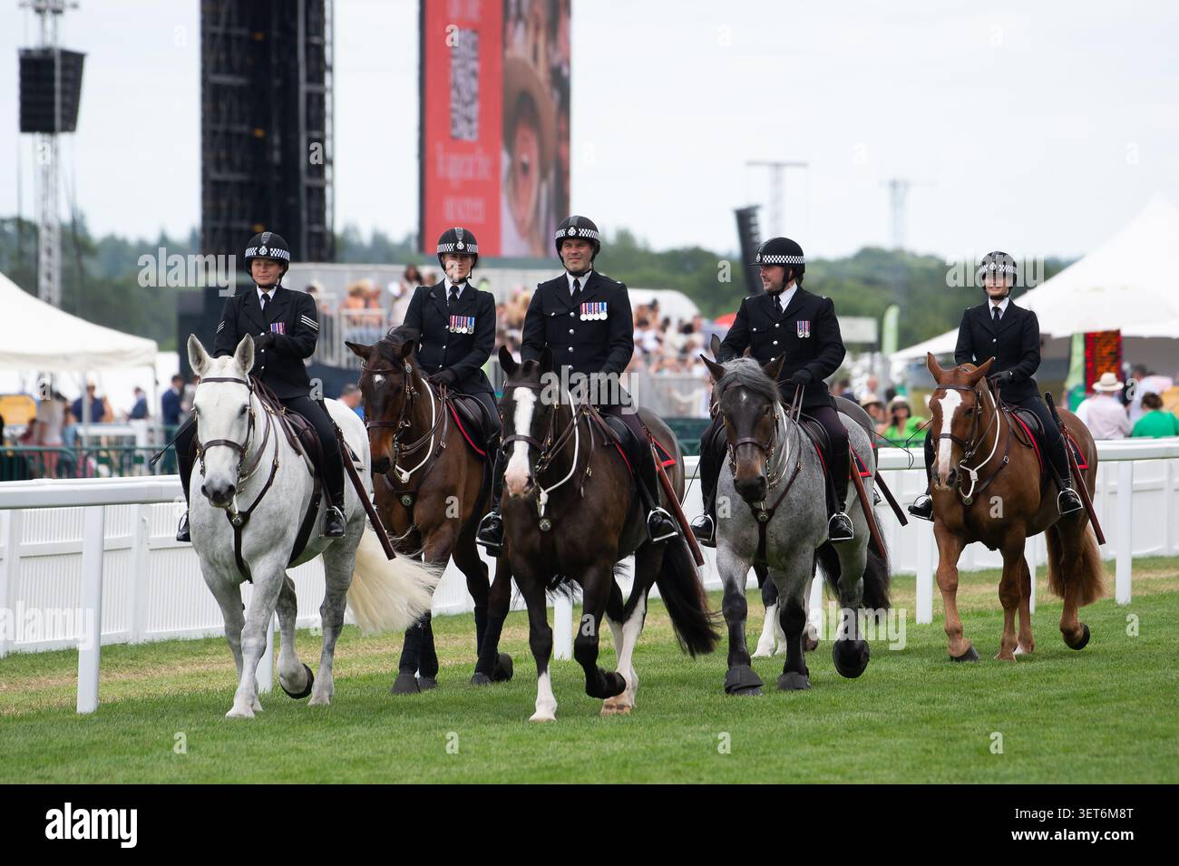 Ascot, Berkshire, UK. 20th June, 2026. Thames Valley Mounted Police ...