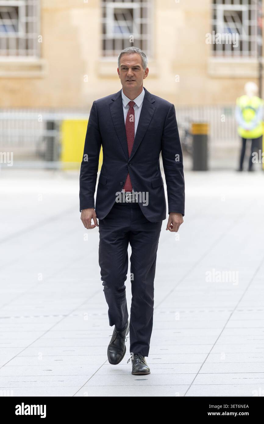 London, UK. 21st June, 2026. Business Secretary Peter Kyle arrives ...