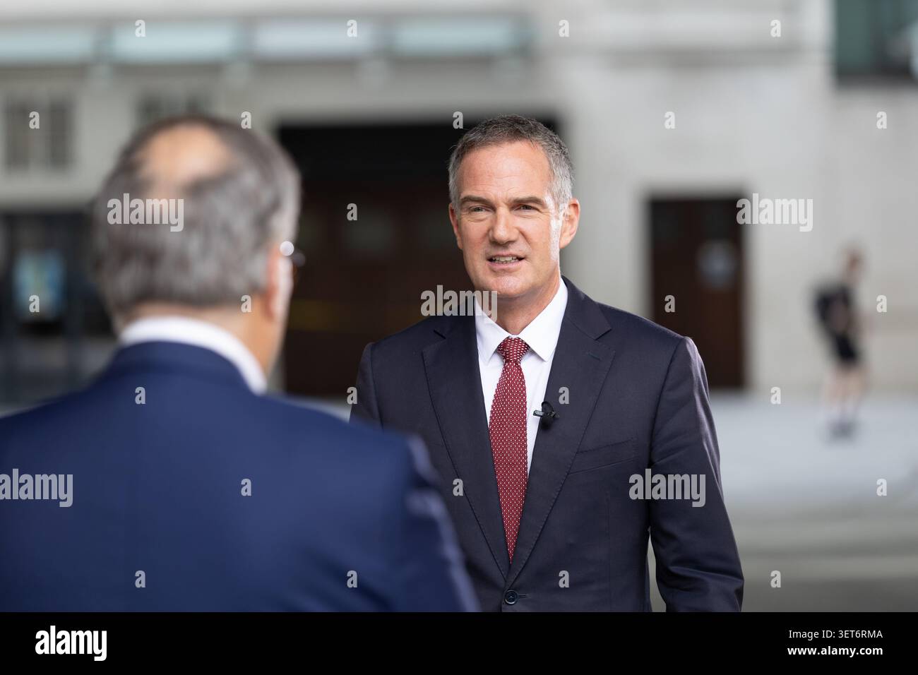 (R),Business Secretary Peter Kyle, interviewed by Matt Frei after his ...