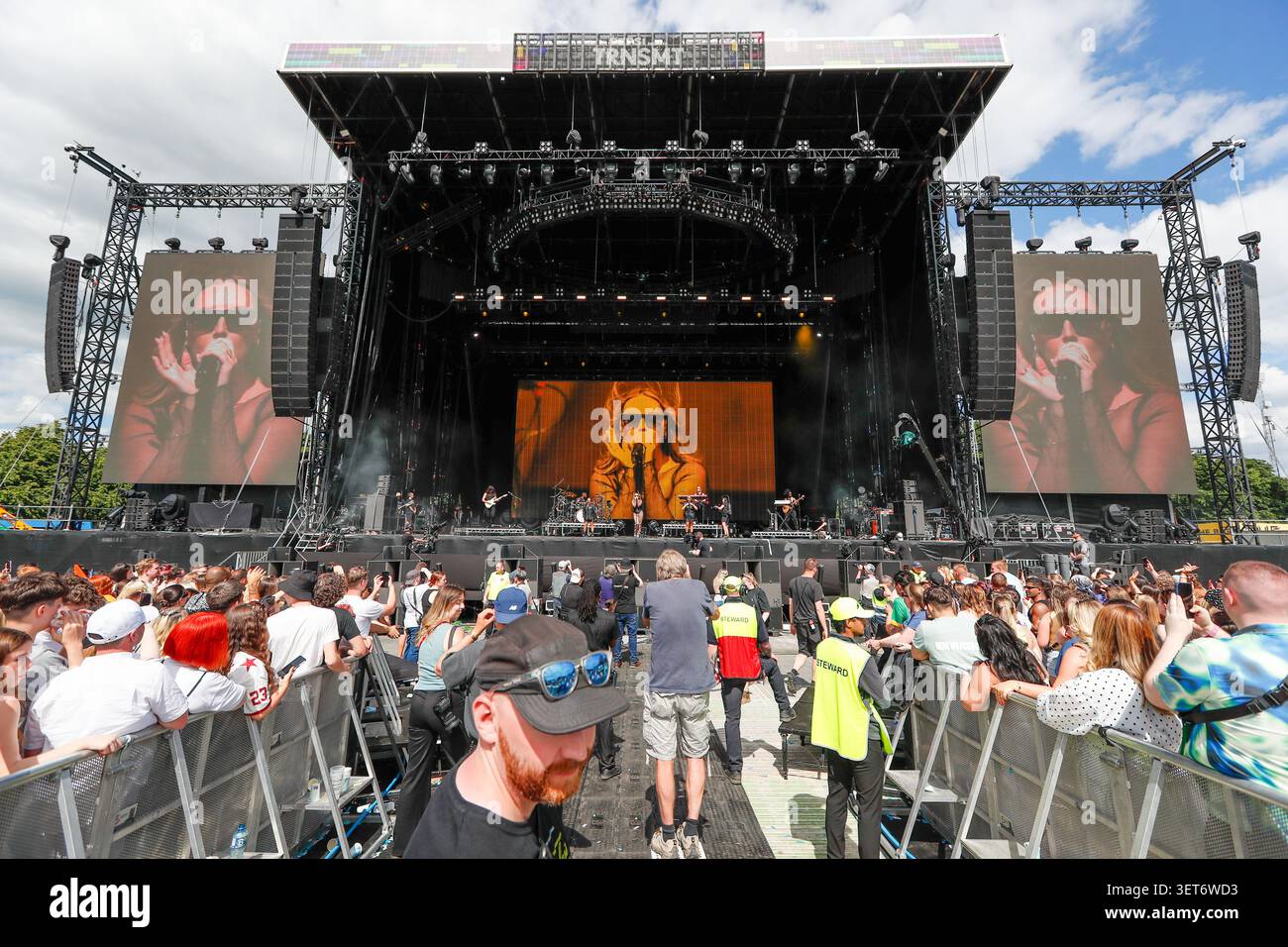 Perrie performs at the Main stage on day three of TRNSMT Festival 2026 ...