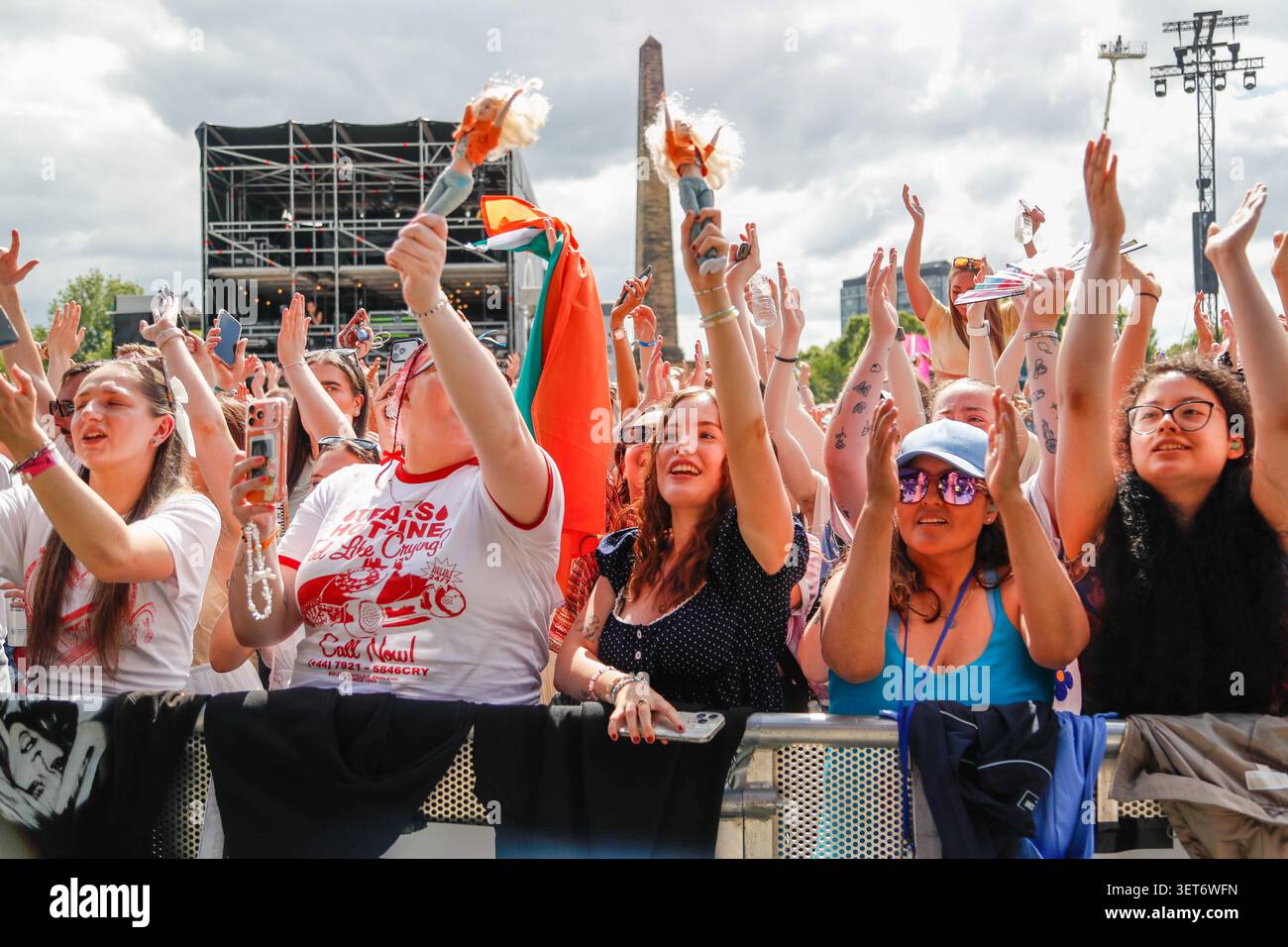 Music fans as Perrie performs at the Main stage on day three of TRNSMT ...