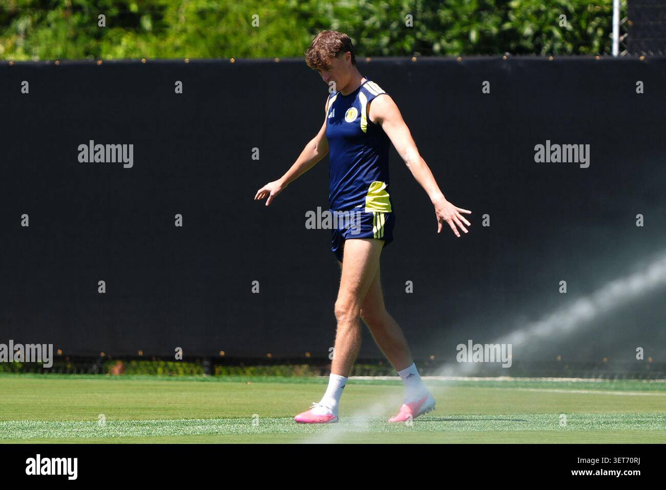 Scotland's Jack Hendry during a training session at the Atrium Health ...