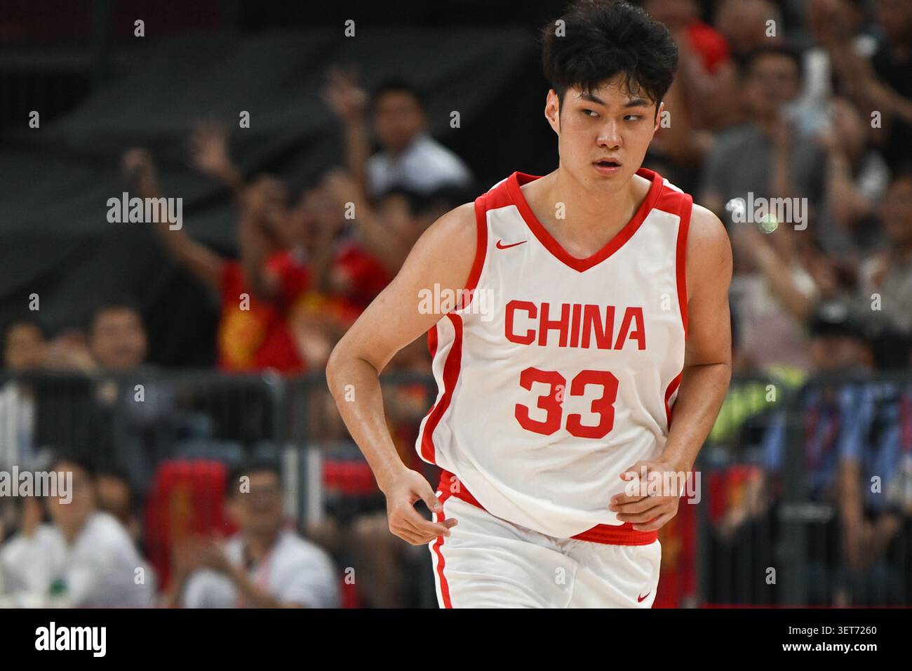 Hangzhou, China. 21 June, 2026. Wang Haoran #33 of China during the ...