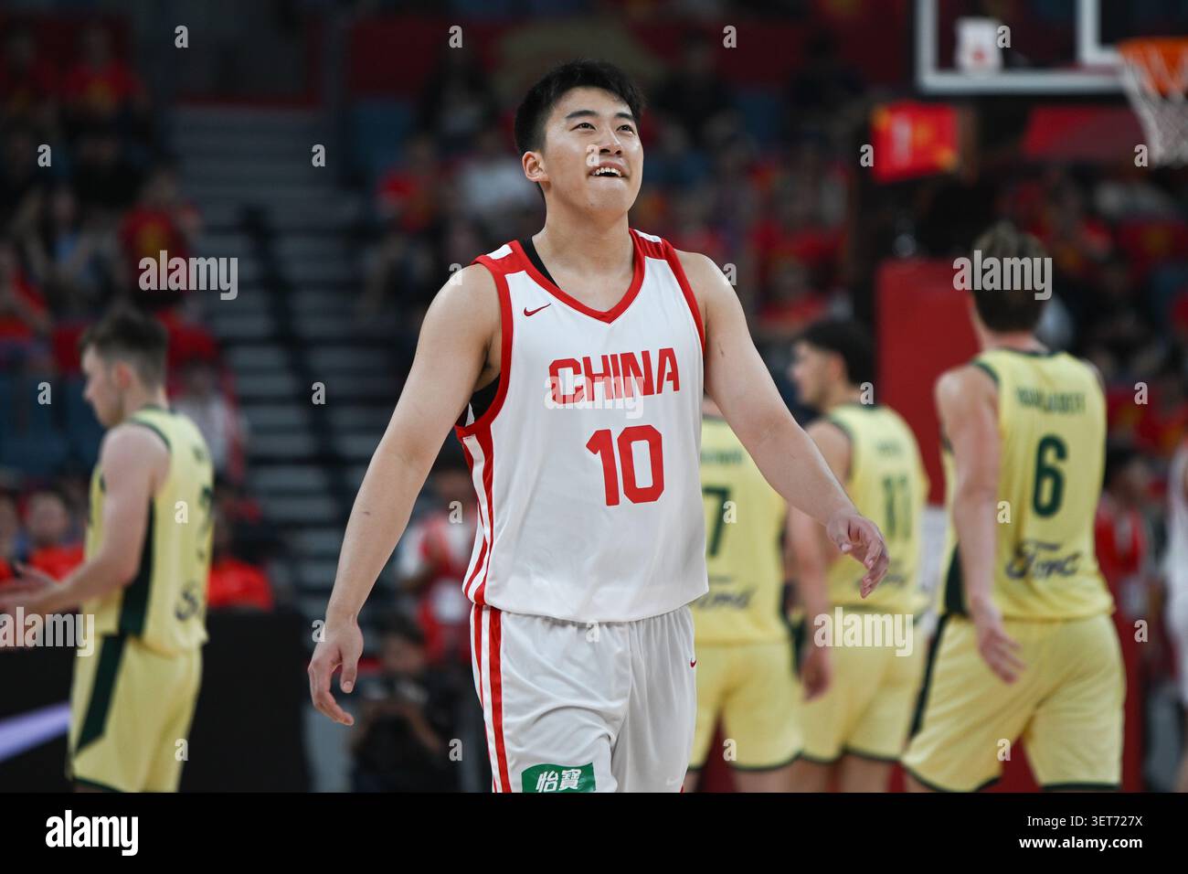 Hangzhou, China. 21 June, 2026. Wang Junjie #10 of China during the ...