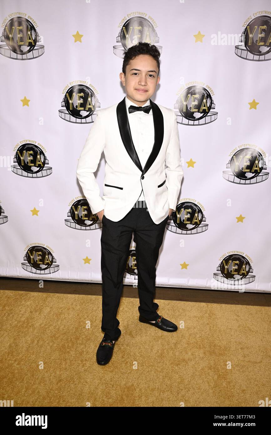 Actor Miguel Gabriel attends 2026 Annual Young Entertainer Awards at ...