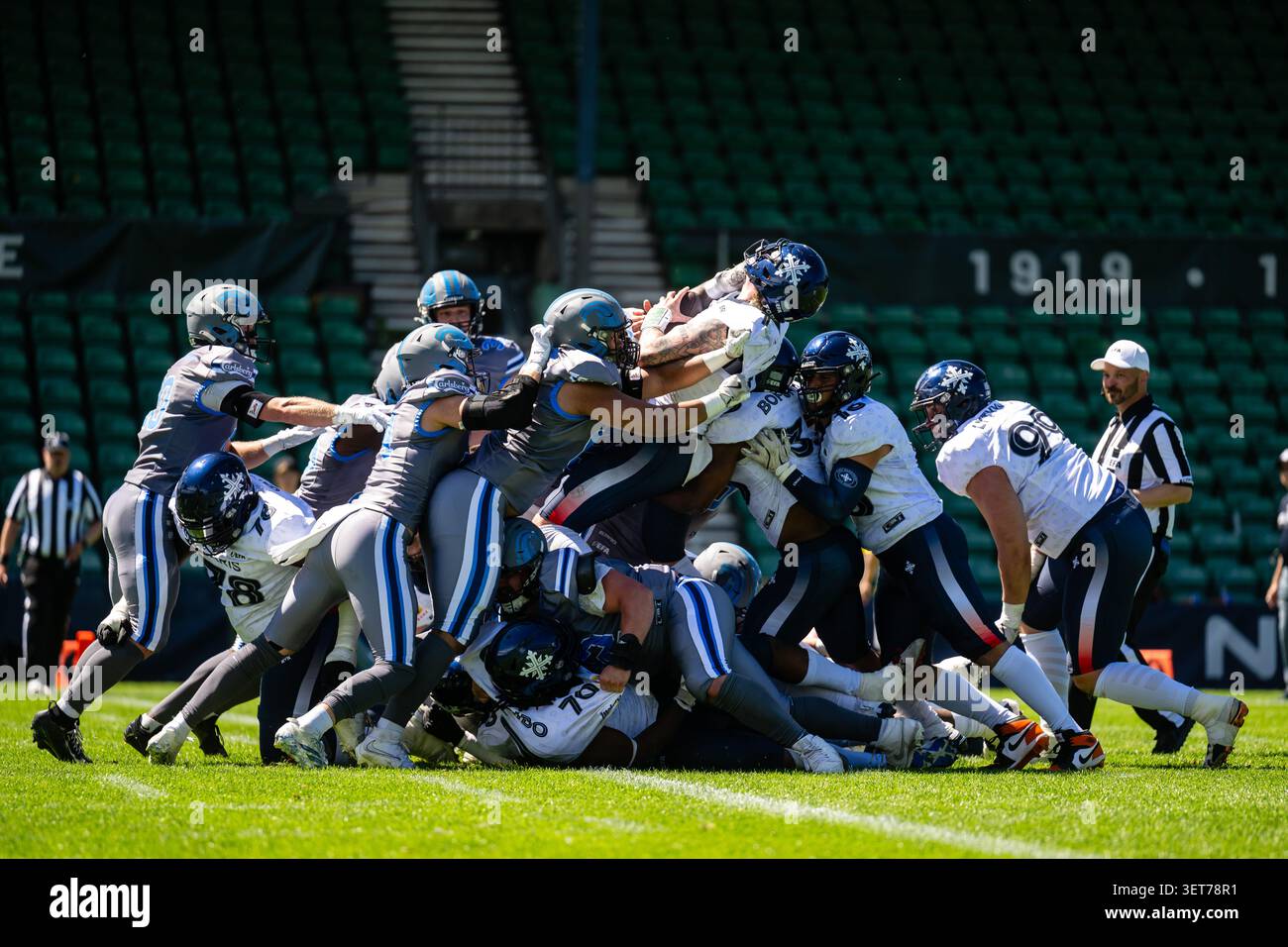 Gladsaxe, Denmark. 21st of June, 2026. Players of Nordic Storm and of ...