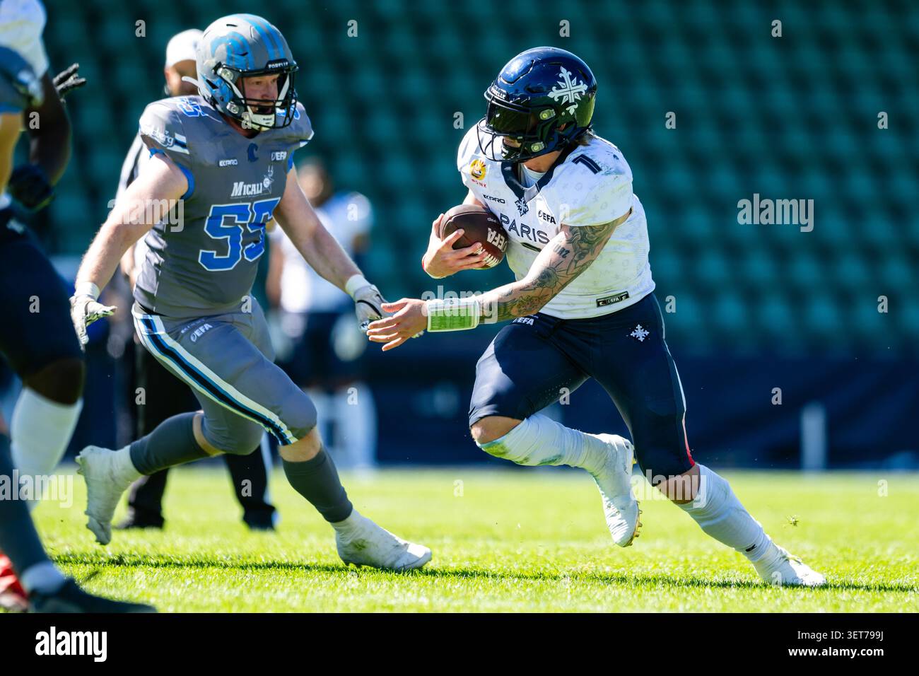 Gladsaxe, Denmark. 21st of June, 2026. Zach Edwards (1) of Paris ...