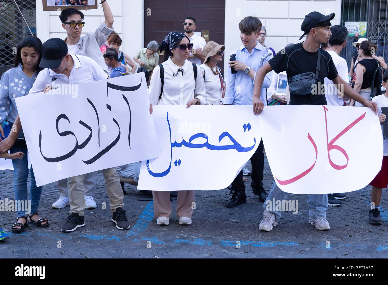 IPA85915071 - Rally in Piazza Santi Apostoli in Rome in solidarity with ...