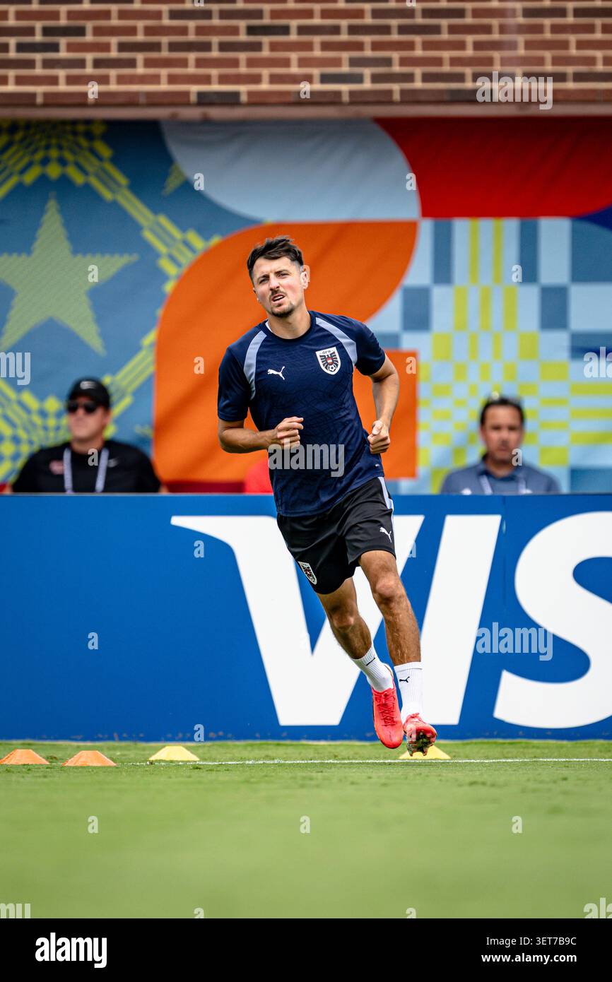 DALLAS - Alessandro Schoepf of Austria during the 2026 World Cup at ...