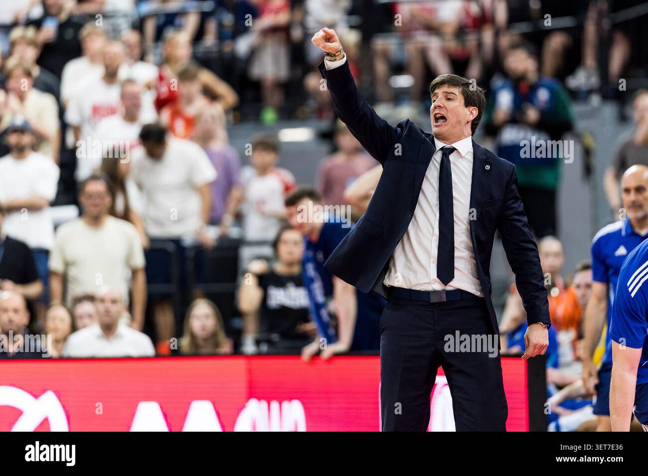 MUNICH, GERMANY - JUNE 21: Pedro Calles (Head Coach Alba Berlin ...