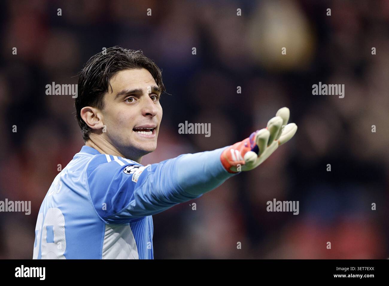 LEVERKUSEN – Olympiakos goalkeeper Kostas Tzolakis during the UEFA ...
