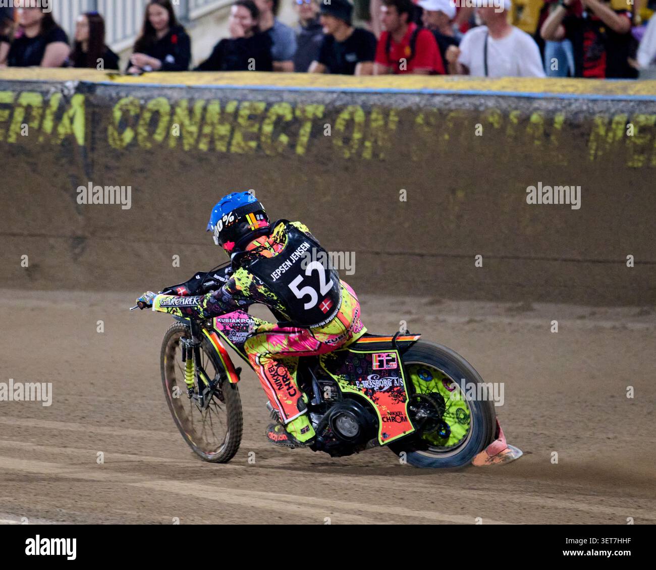 Michael Jepsen Jensen of Denmark #52 in Heat 5 during the 2026 DEWALT ...