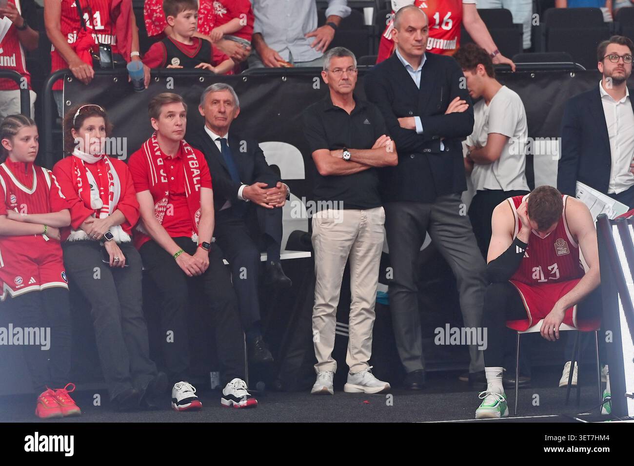 Coach Svetislav PESIC (FCB), Herbert HAINER (President of Bayern Munich ...