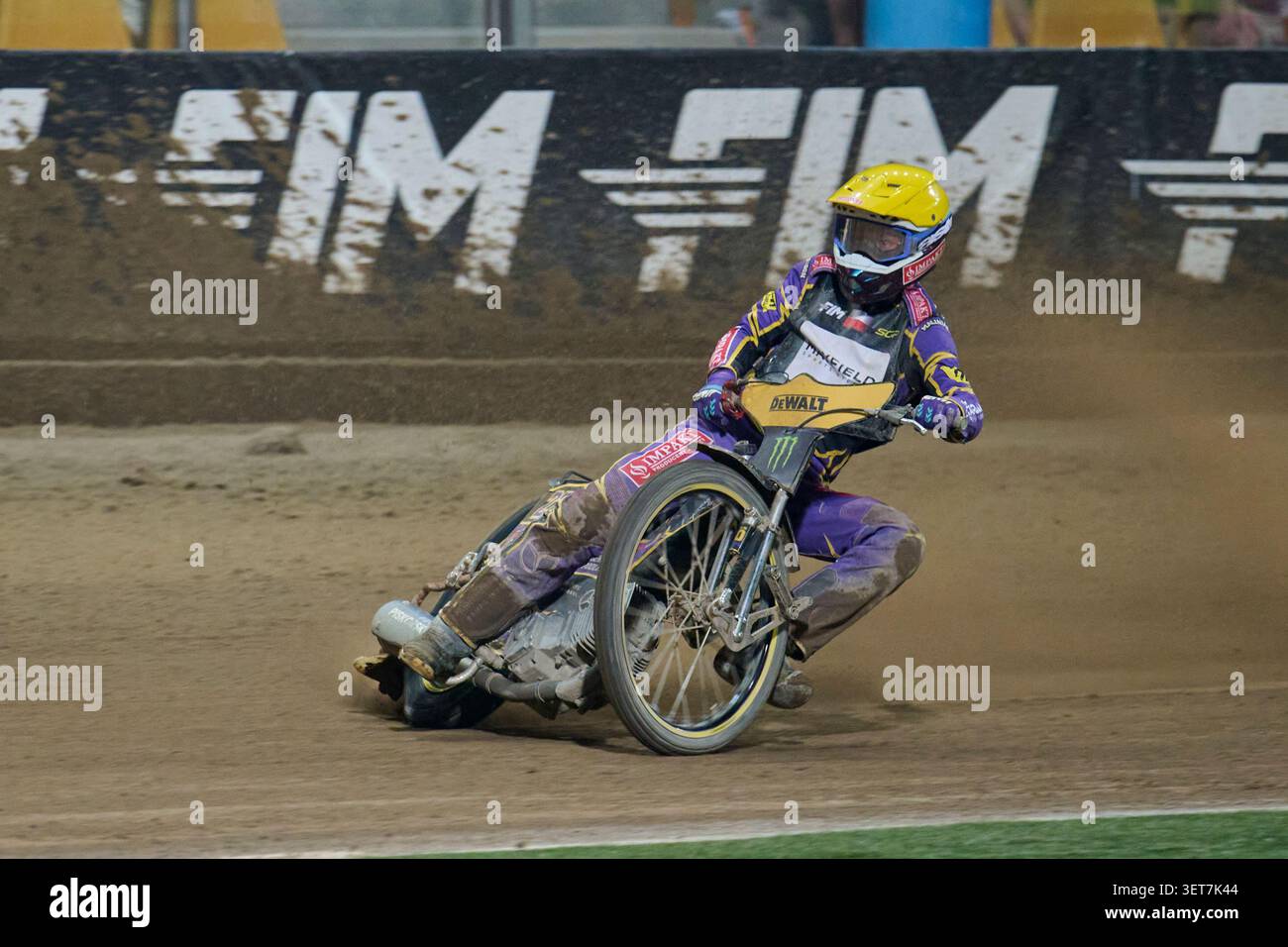 Kacper Woryna of Poland #223 in Heat 9 during the 2026 DEWALT FIM ...