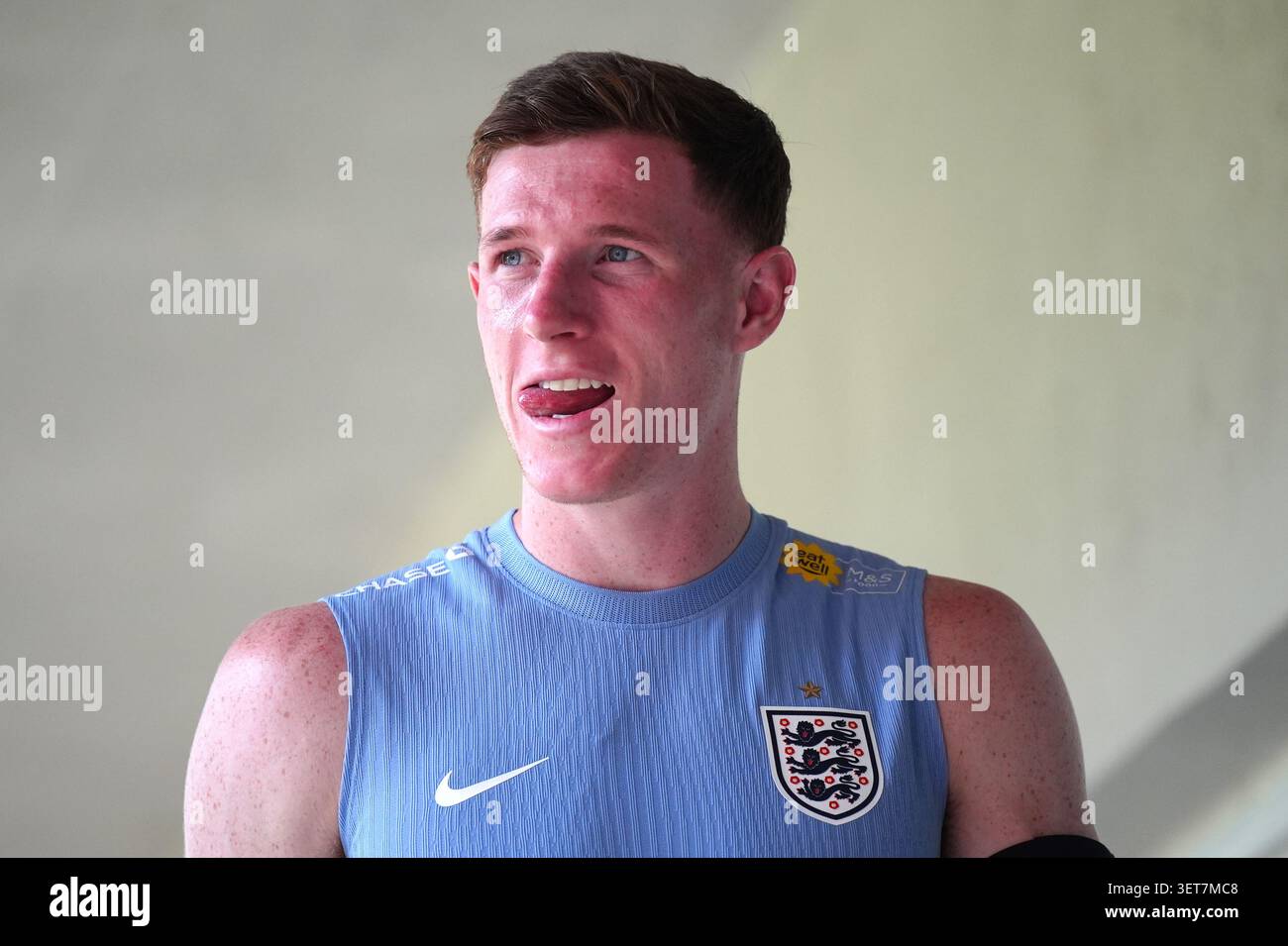 England's Elliot Anderson at Swope Soccer Village, Kansas City. Picture ...