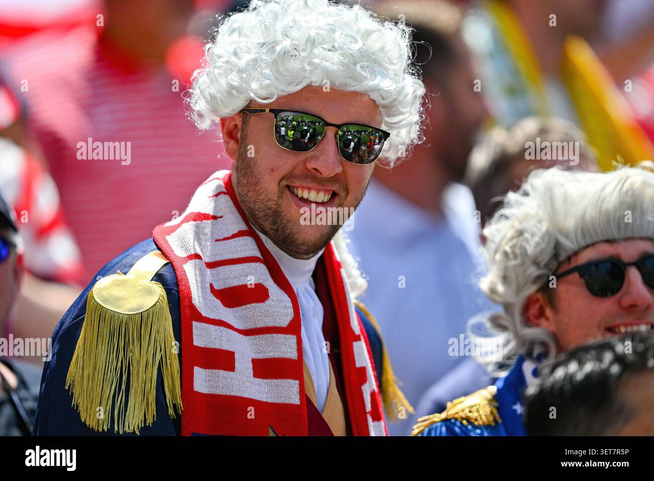 June 19, 2026: A team USA fan after the FIFA World Cup soccer match ...
