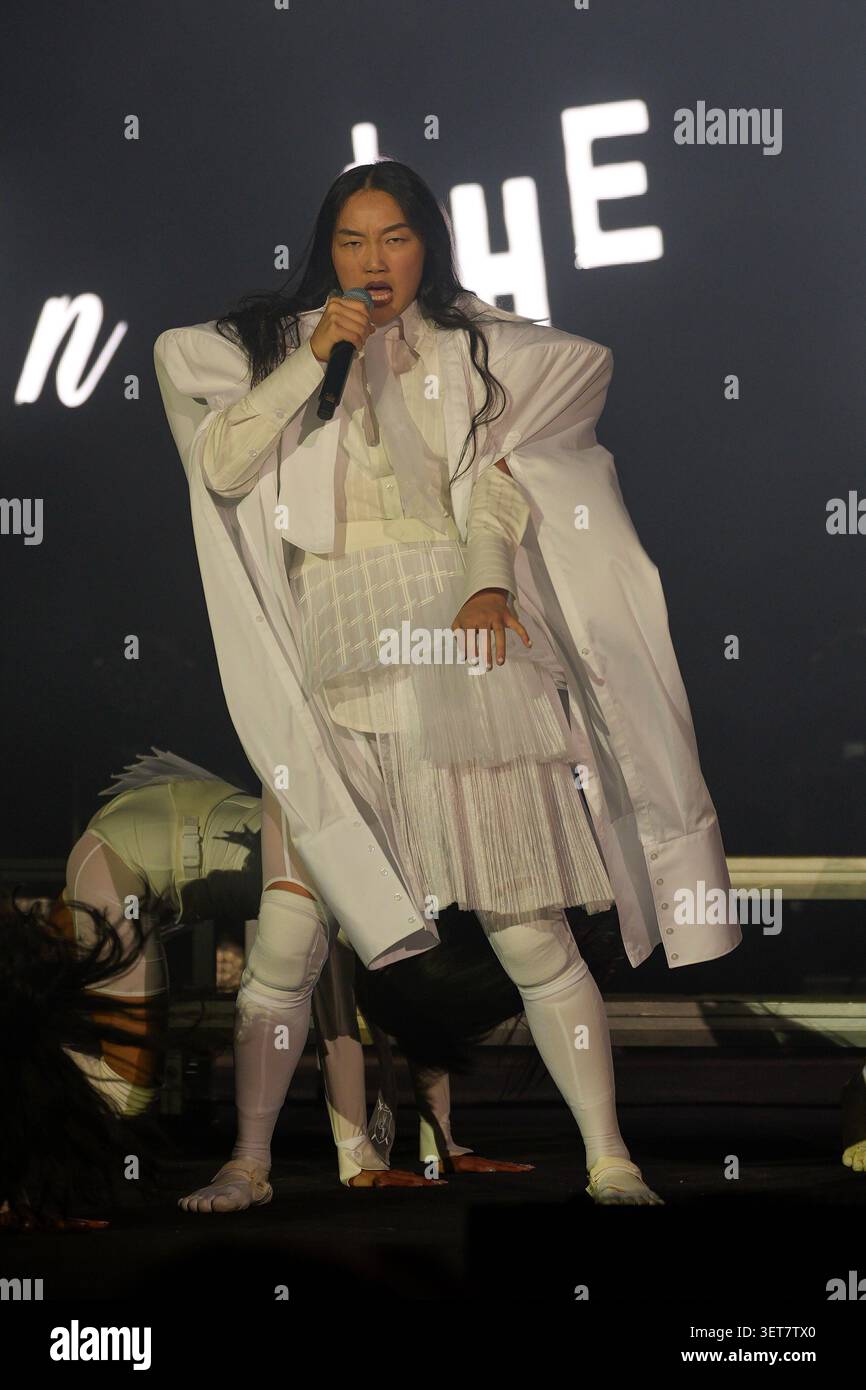 ROCK IN RIO LISBOA: Audrey Nuna performing at Palco Music Valley on ...