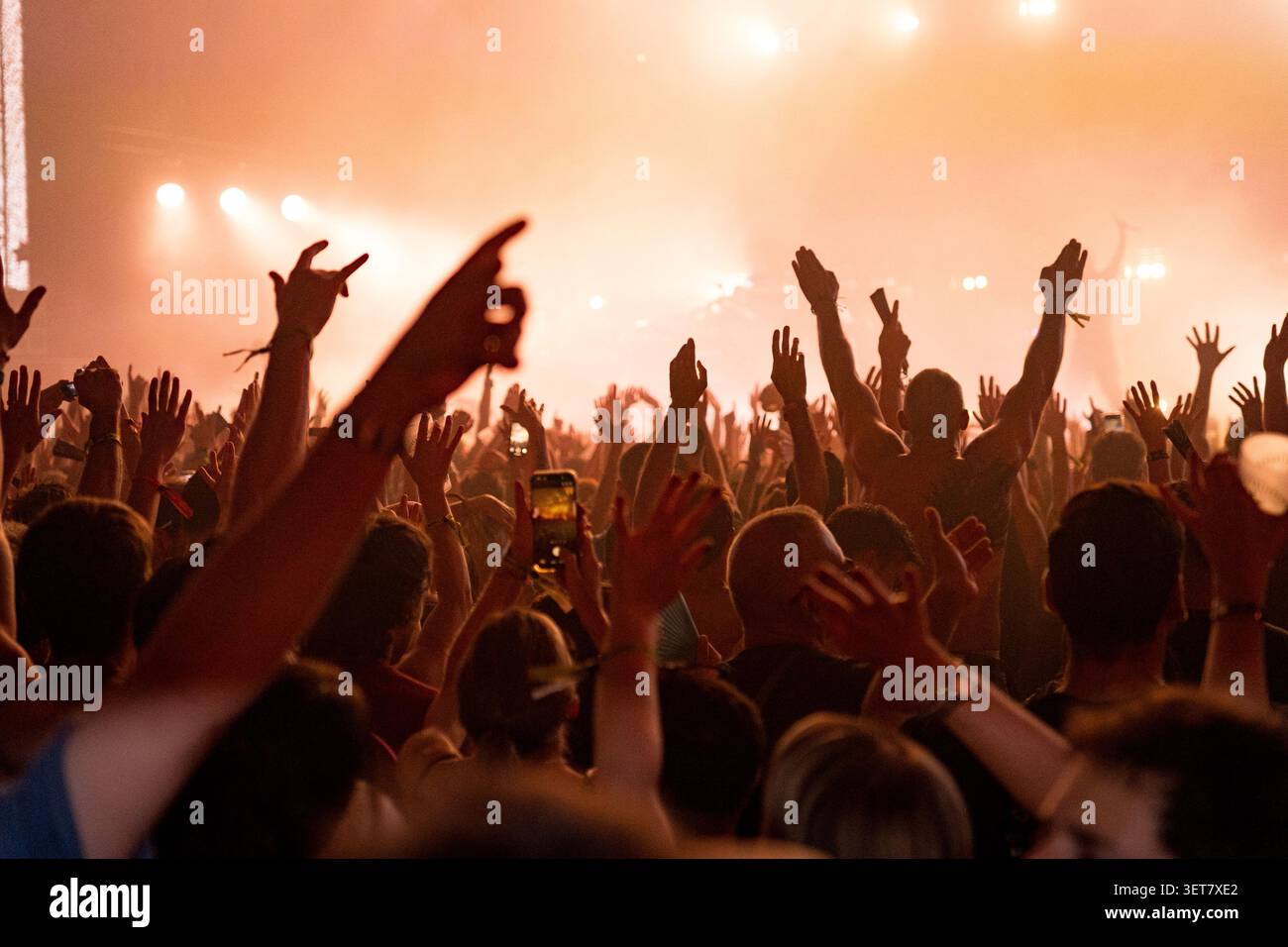 Barcelona, Spain - 20 June 2026: The crowd is seen during The Prodigy ...