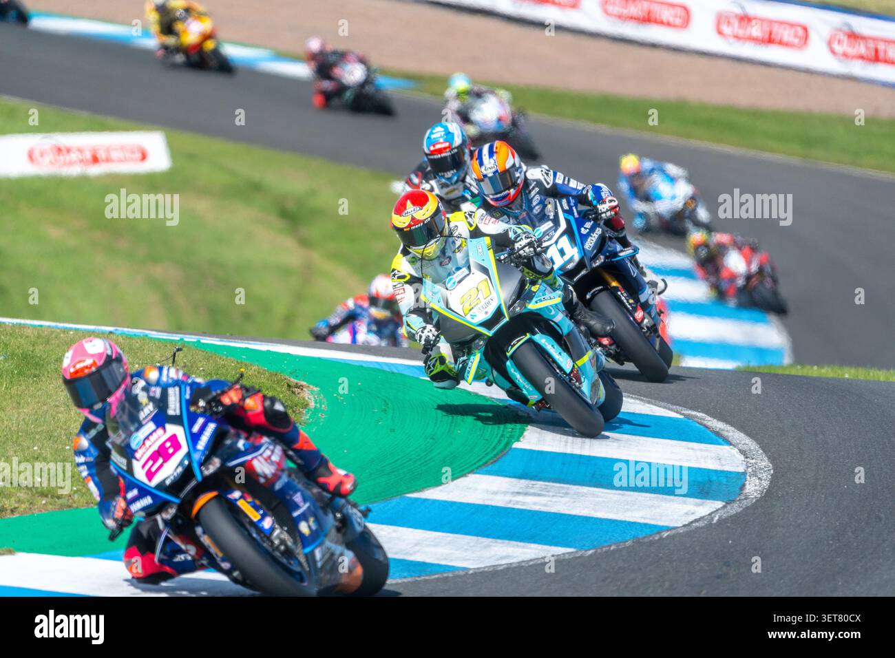 21 IDDON Christian (gbr), Sencat Racing Yamaha, action during Round 3 ...