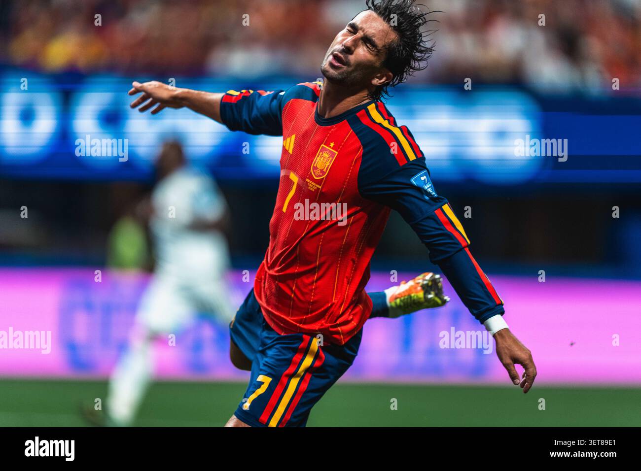 IPA85921075 - Ferran Torres of Spain reaction during the FIFA World Cup ...