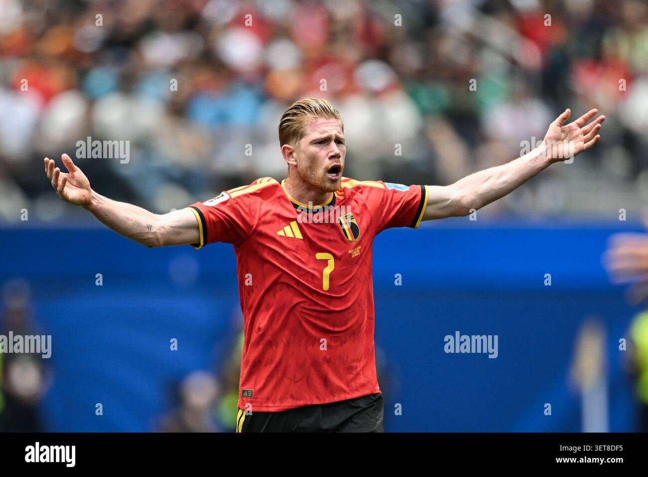 Kevin De Bruyne of Belgium gestures during a FIFA Men’s World Cup 2026 ...