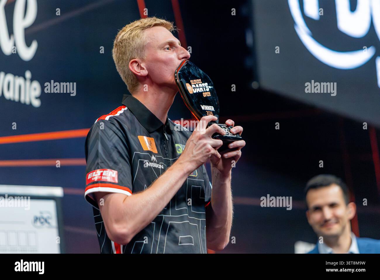 Bratislava, Slovakia, 21. June 2026. Pictured dart player from ...