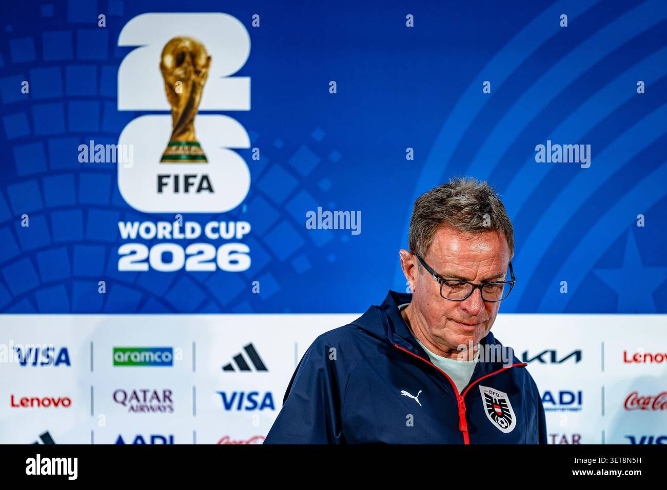 DALLAS - Austria national team coach Ralf Rangnick during the 2026 ...