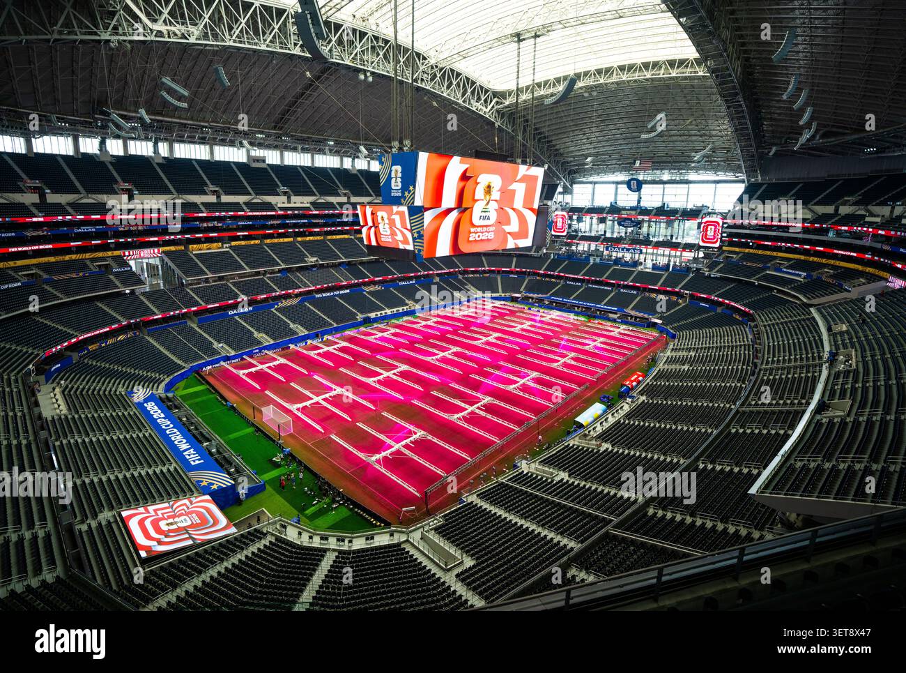 ABD0001 20260622 - DALLAS - USA: Blick auf das Spielfeld des Dallas ...