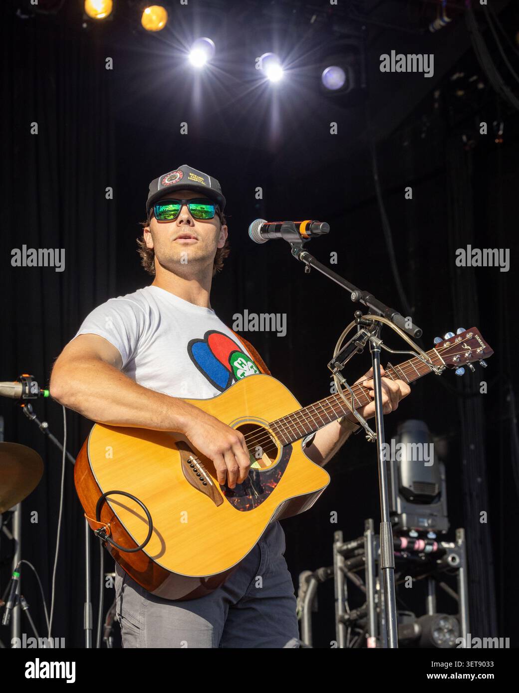 Musician Scott Wolverton during the Summerfest Music Festival on June ...