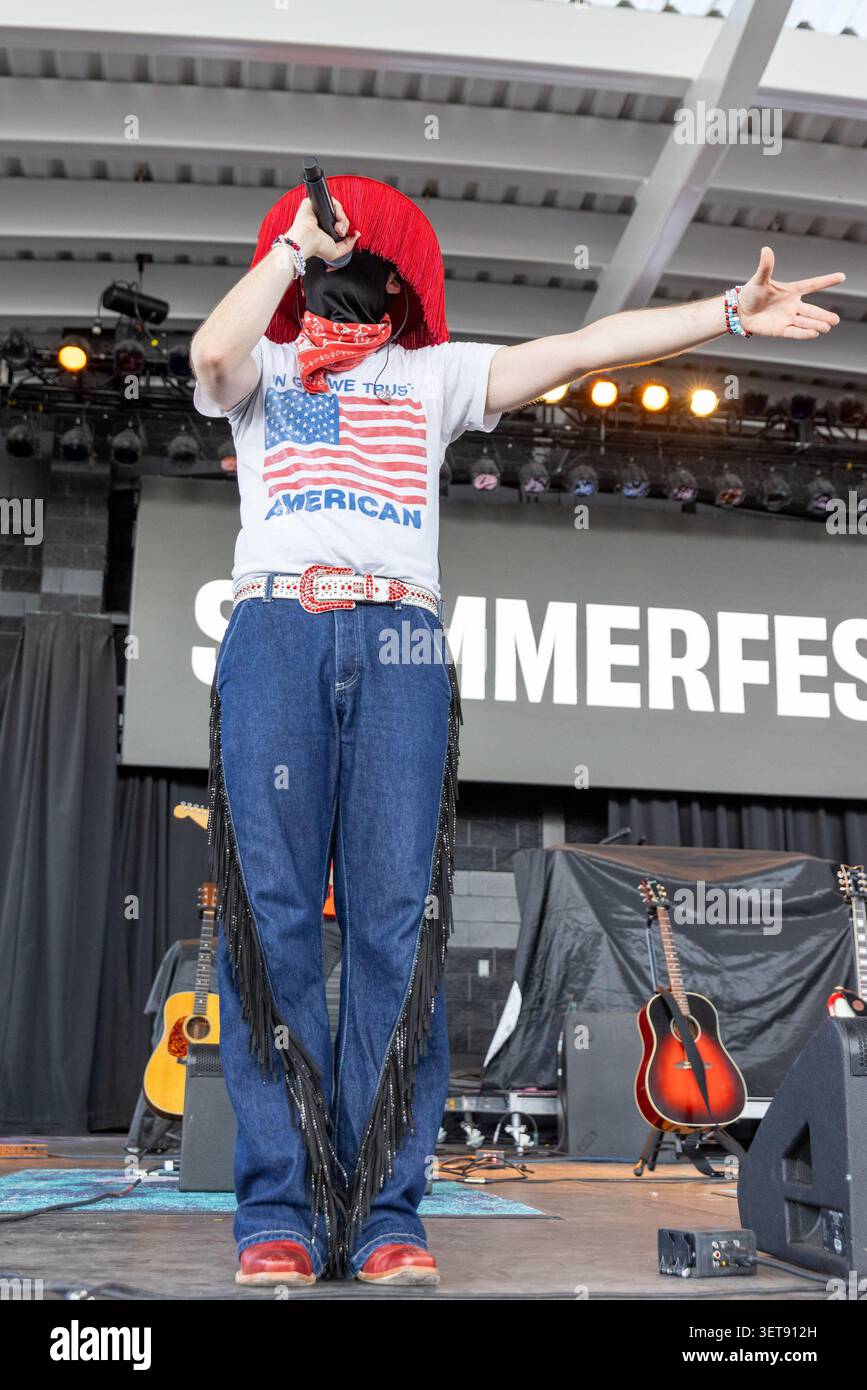 Red Leather during the Summerfest Music Festival on June 20, 2026, in ...