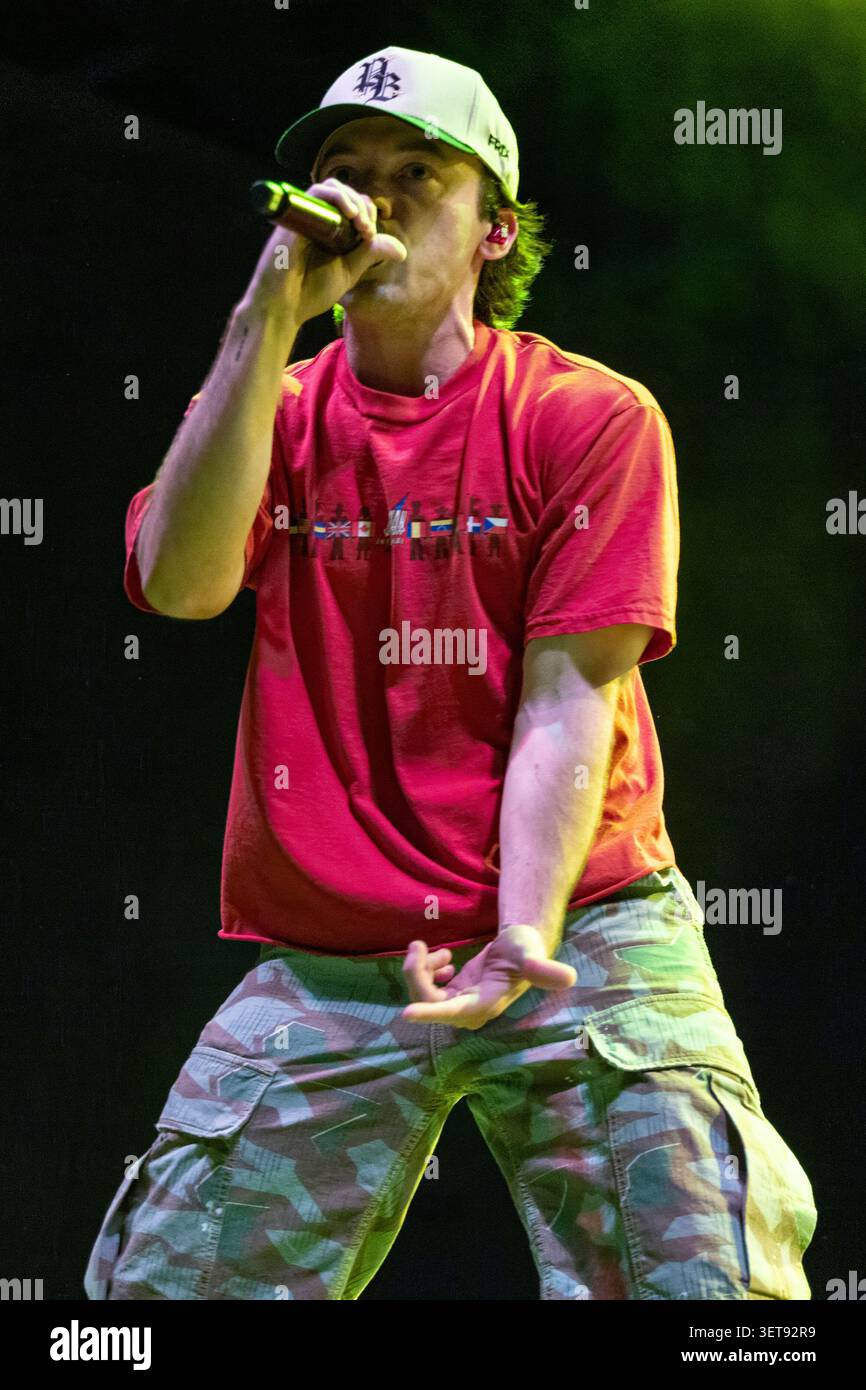 Singer Connor Price during the Summerfest Music Festival on June 20 ...