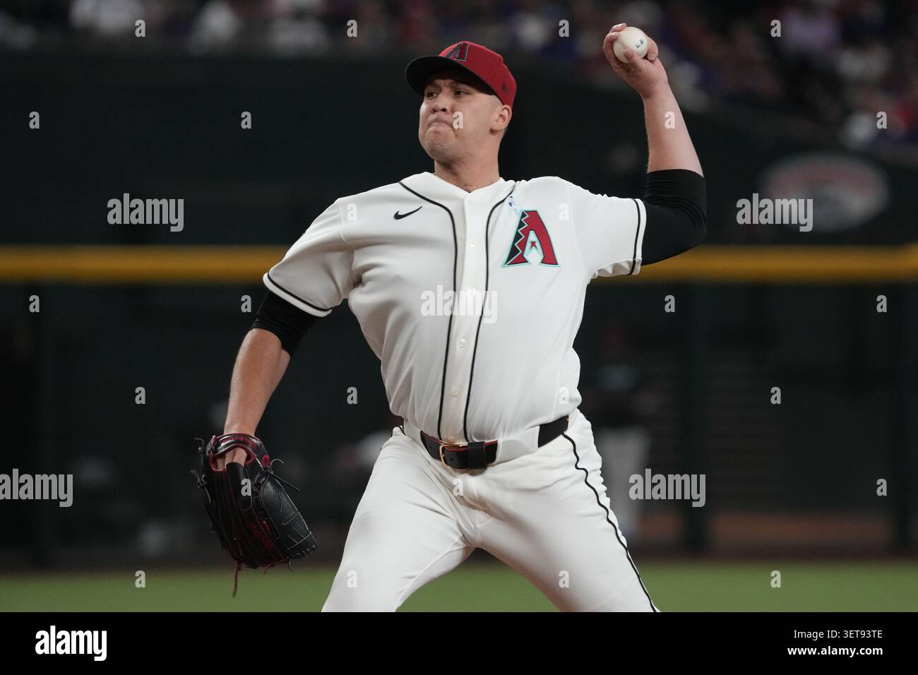 Arizona Diamondbacks pitcher Brandyn Garcia (55) throws against the ...