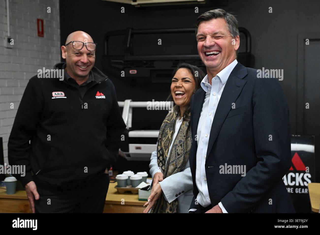 Australian Opposition leader Angus Taylor and shadow Minister for Small ...