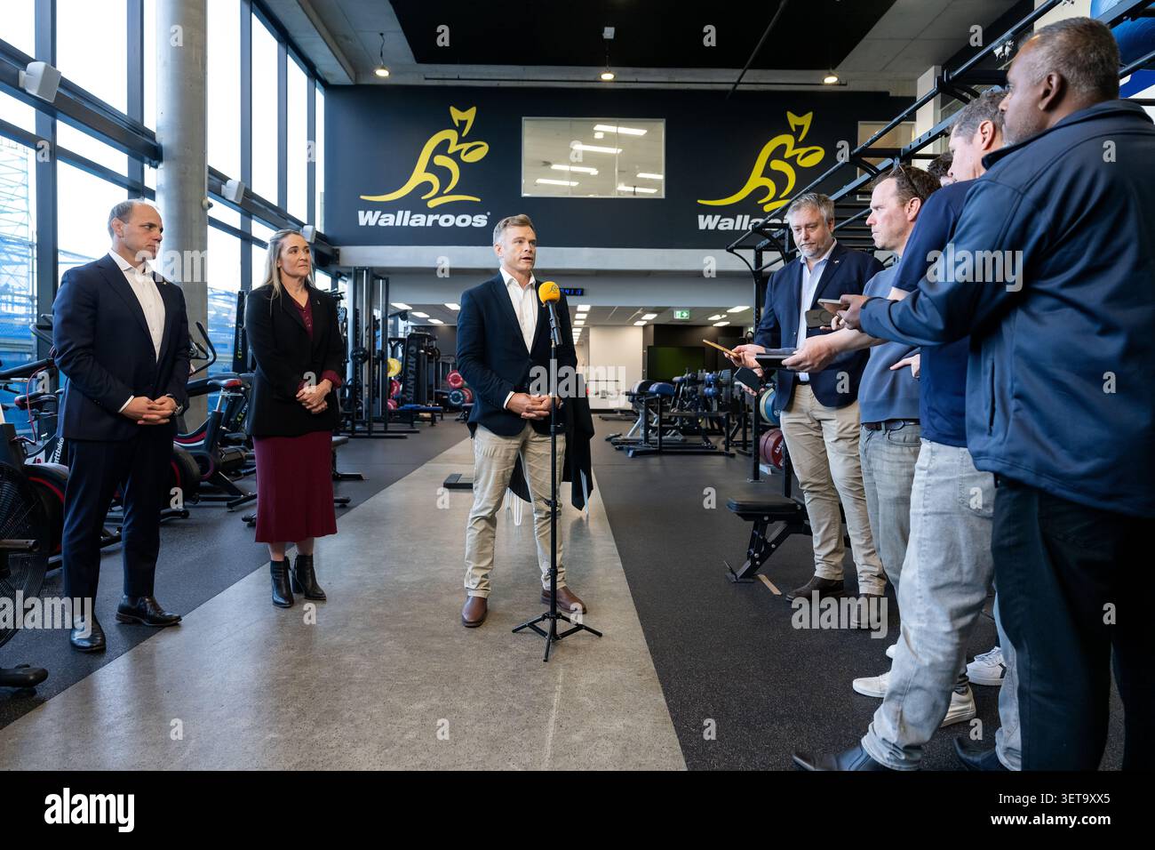 New Director of Women’s High Performance, Tim Walsh speaks to the media ...