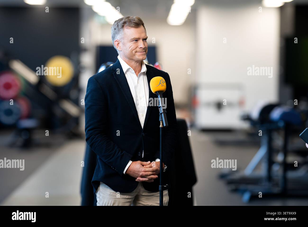 New Director of Women’s High Performance, Tim Walsh speaks to the media ...