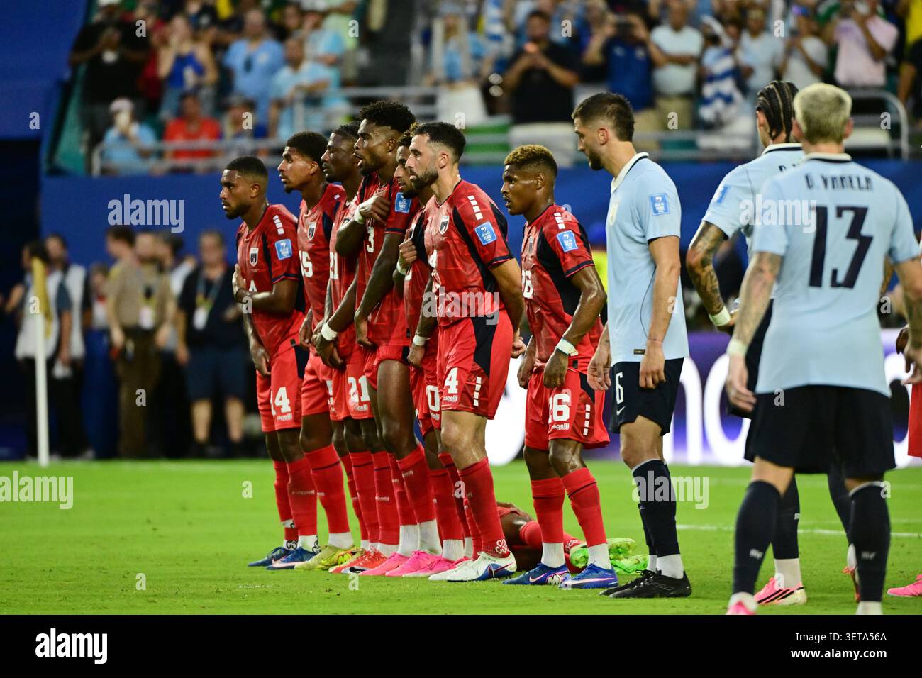 Cabo Verde form a "meat wall" during the Group Stage of the FIFA World ...