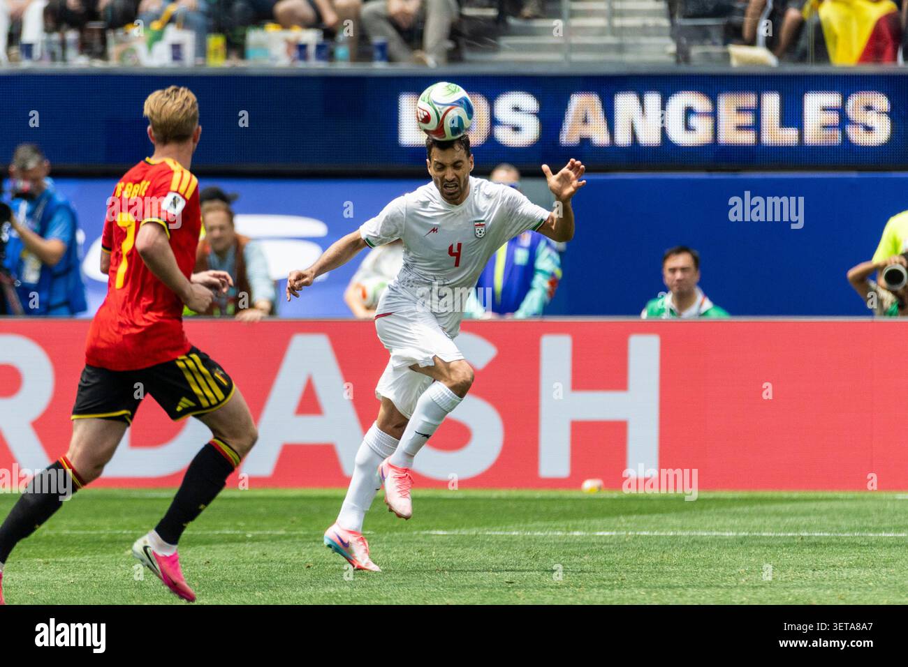 IR Iran' Shoja Khalilzadeh (4) seen in action during the FIFA World Cup ...