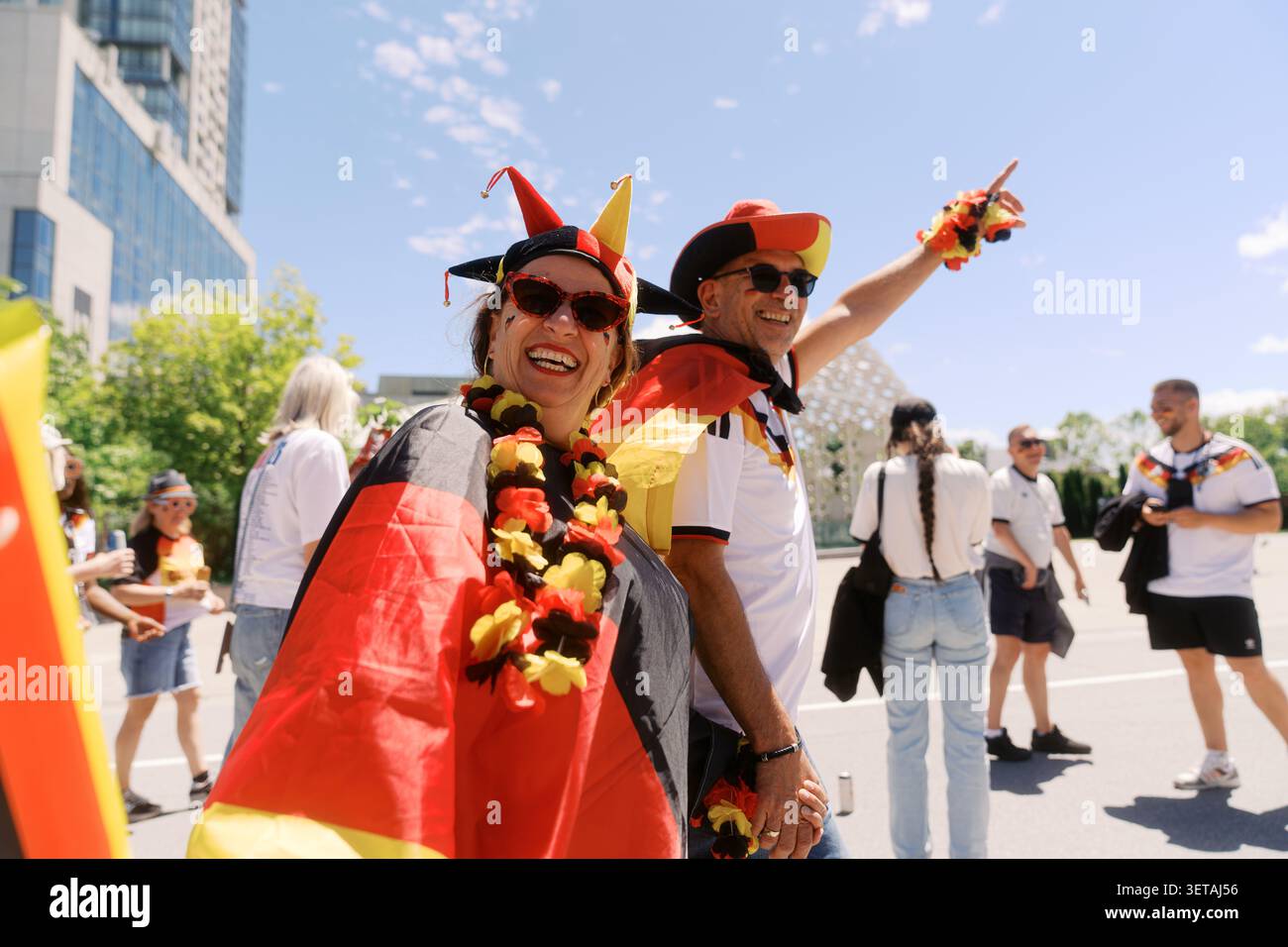 Toronto, Canada - June 20, 2026: German soccer fans celebrate before ...