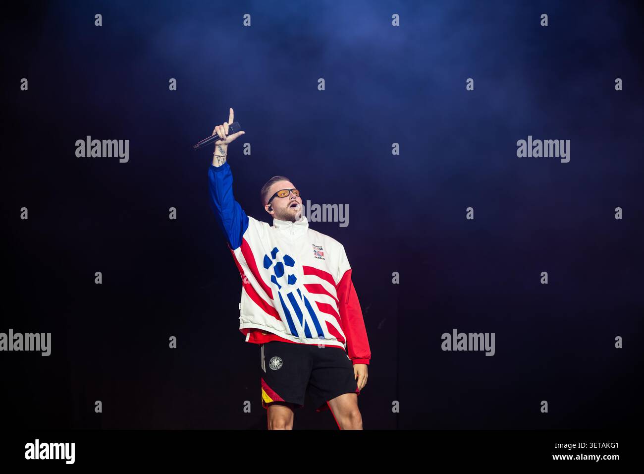 21 June 2026, Baden-Württemberg, Neuhausen ob Eck: German rapper Finch ...