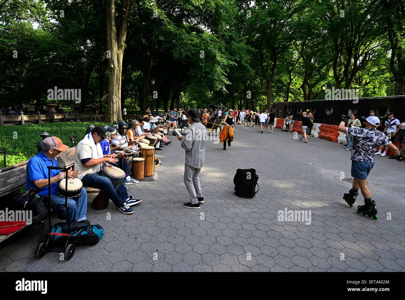 New York, United States, June 22, 2026 – Central Park: People strolling ...