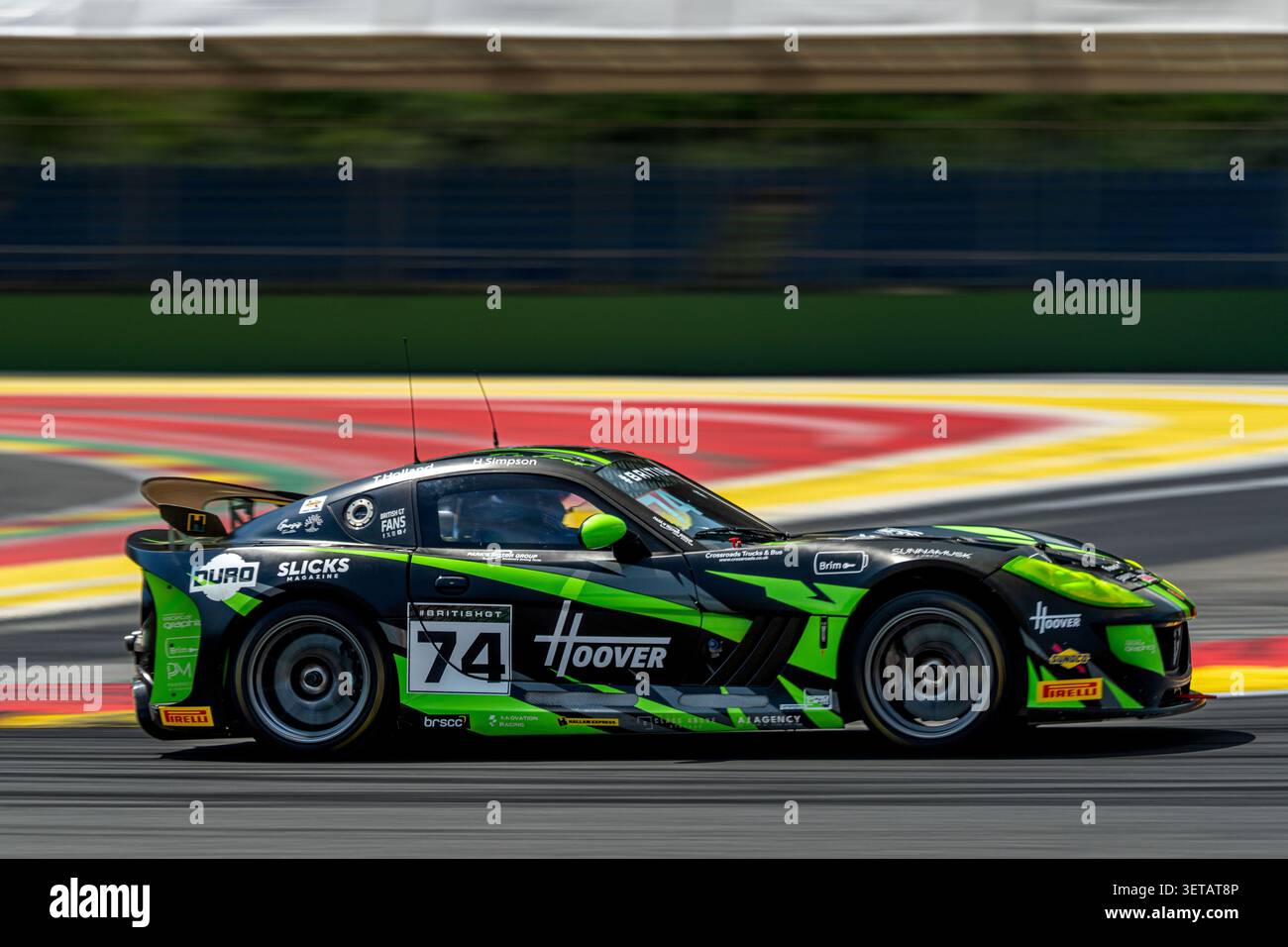 Spa Francorchamps, Belgium, 21st June, 2026, Car #74 Thomas Holland ...