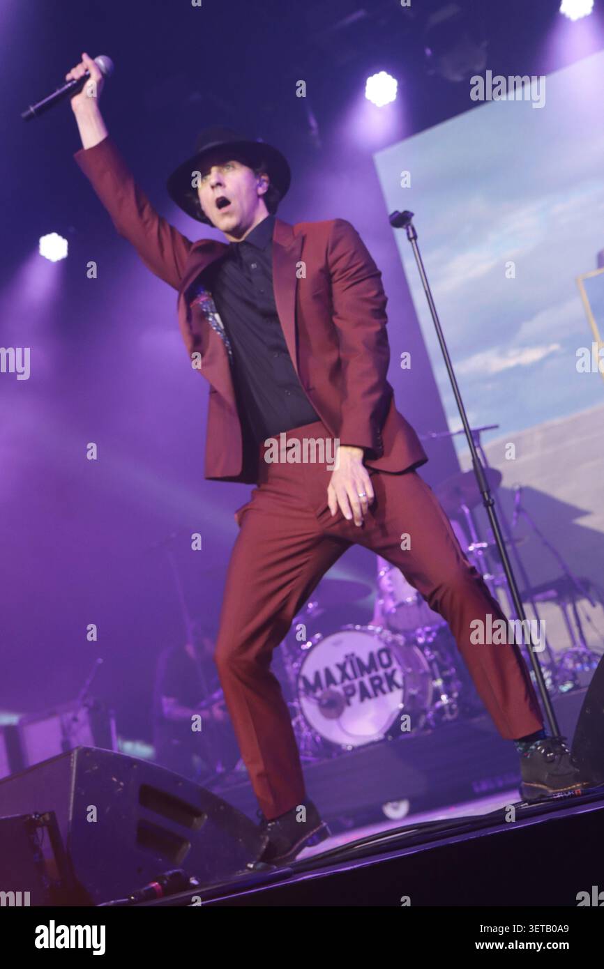 Maximo Park performs at the Isle of Wight Festival 2026 - Seaclose Park ...