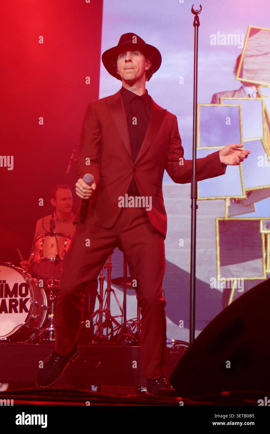 Maximo Park performs at the Isle of Wight Festival 2026 - Seaclose Park ...