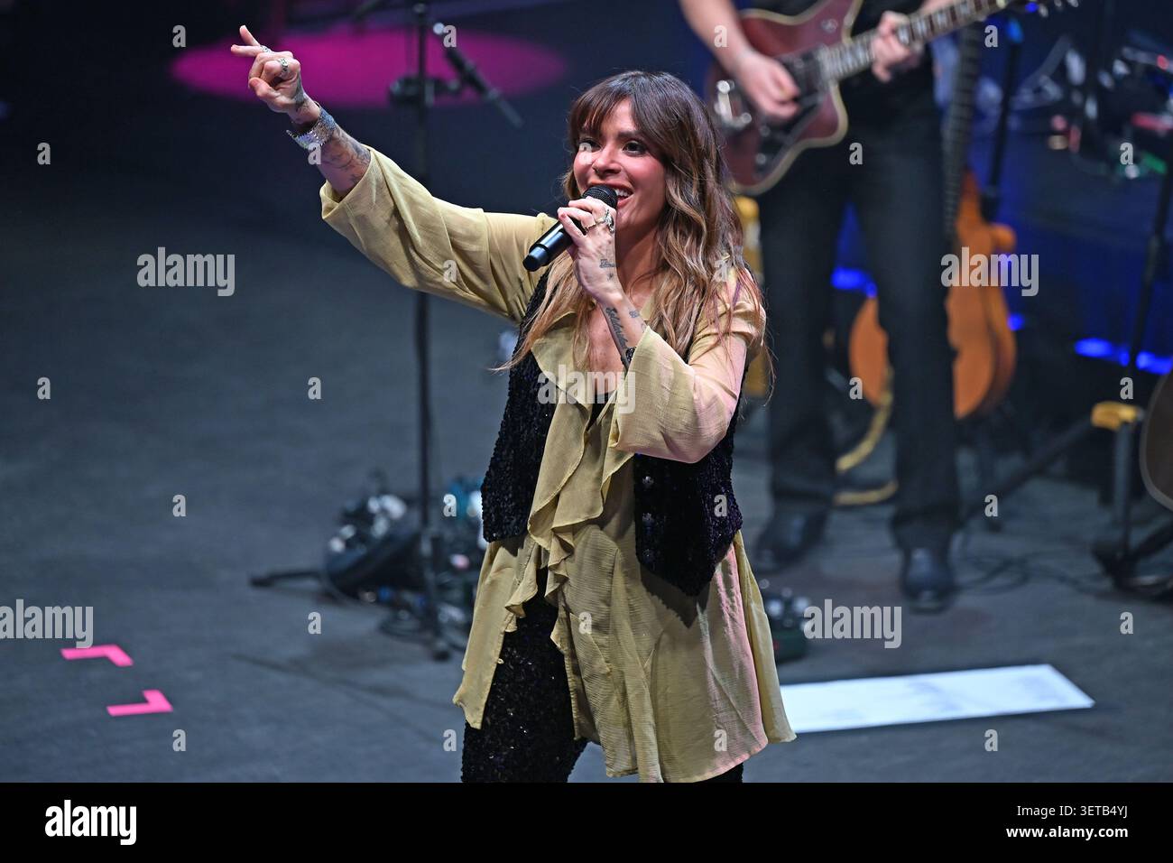 LONDON, ENGLAND - JUNE 21: Kany García performing at Shepherd’s Bush ...