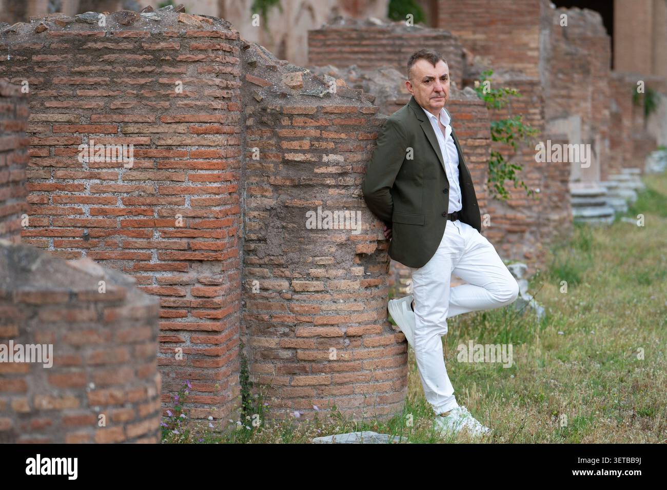 Spanish writer Manuel Vilas attends the ''Letterature'' International ...