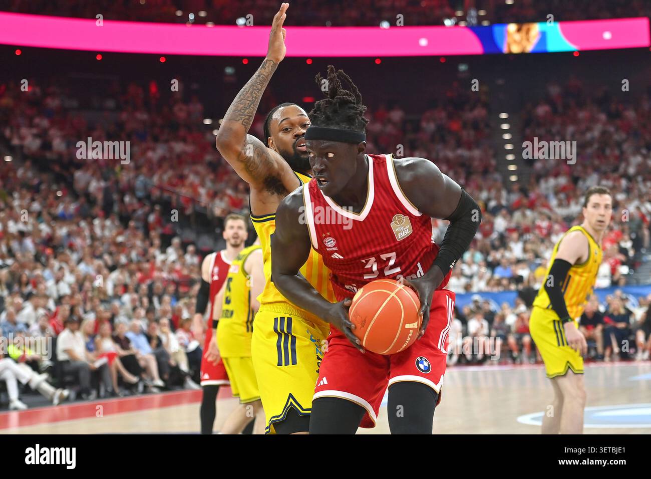 Wenyen GABRIEL (FCB), Action, Duel. Basketball BBL, Season 2025/2026 ...
